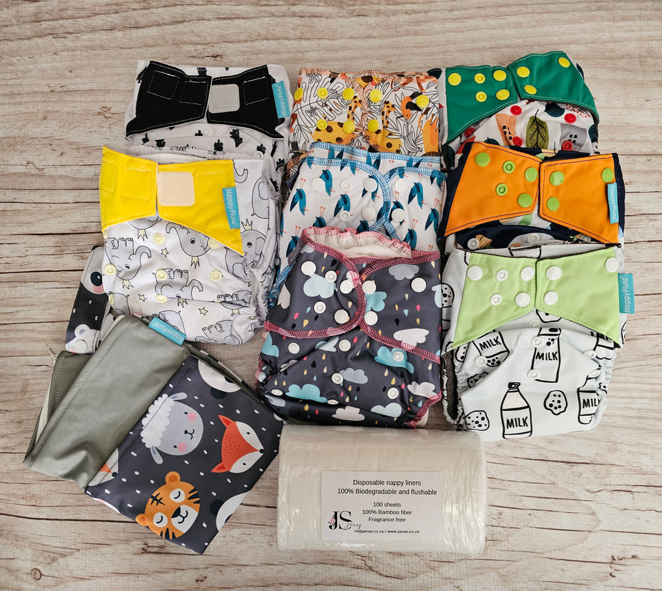 Cloth nappy starter packs