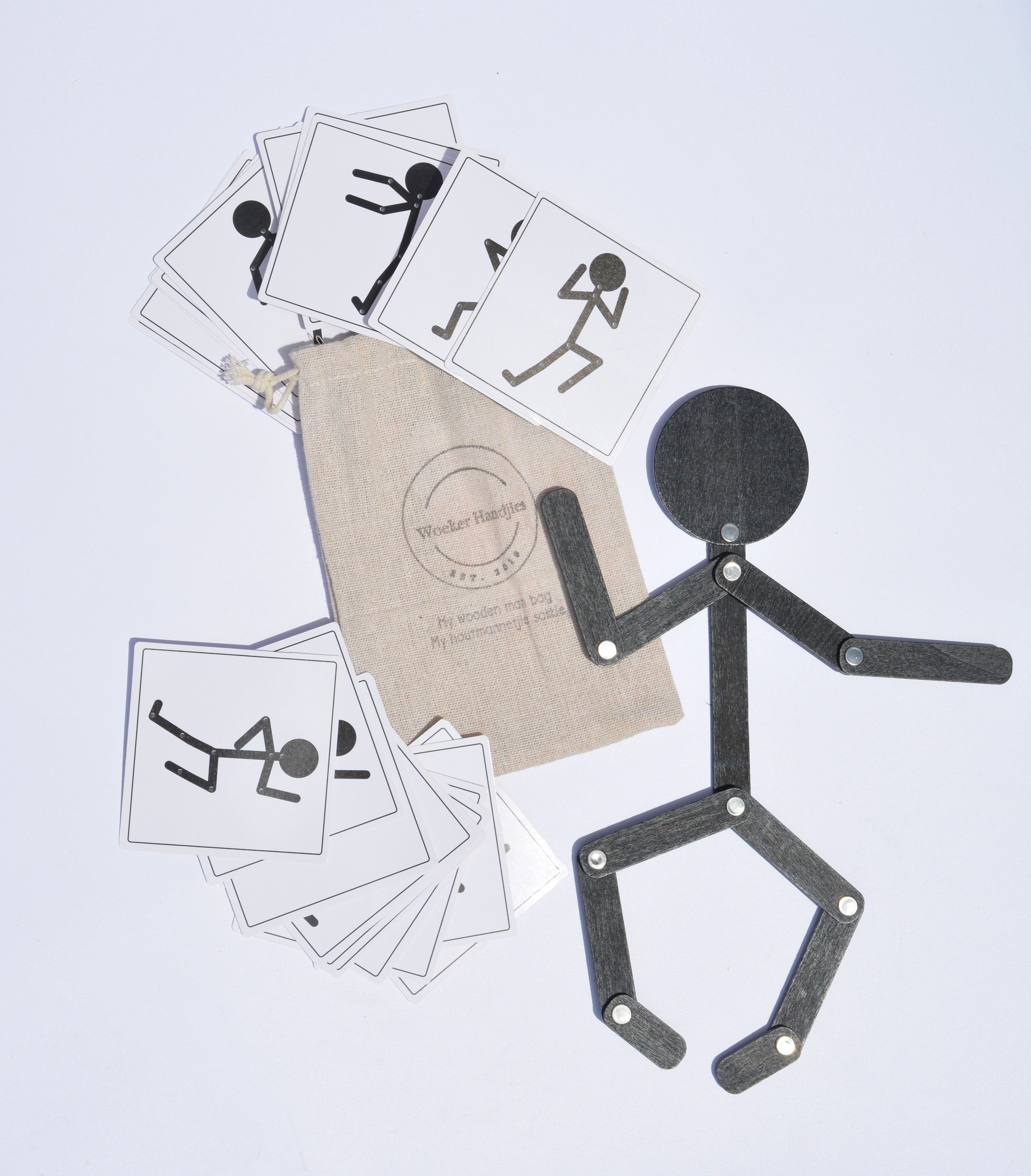 Woeker handjies - My wooden man bag