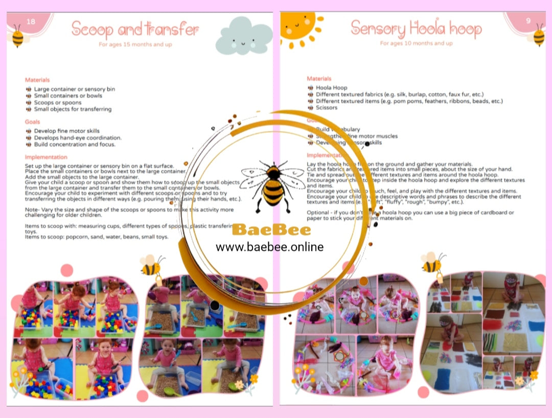 BaeBee activity ideas - 6 months - 6 years – JanaS Ladies and Babies boutique pty ltd