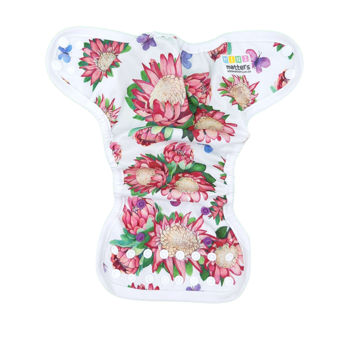 Mini matters PUL cover - newborn - Protea