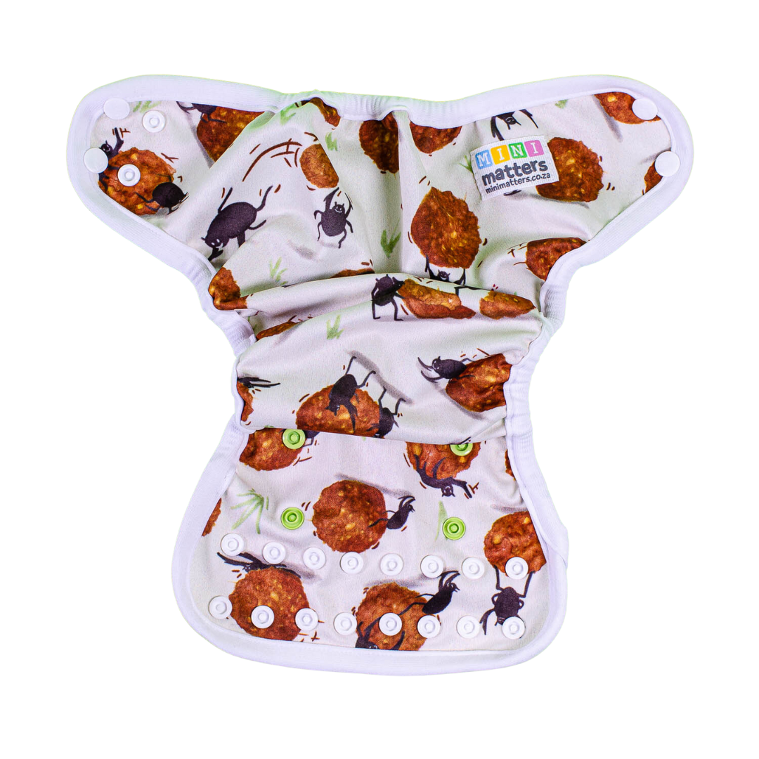 Mini matters PUL cover - newborn - OH POOP