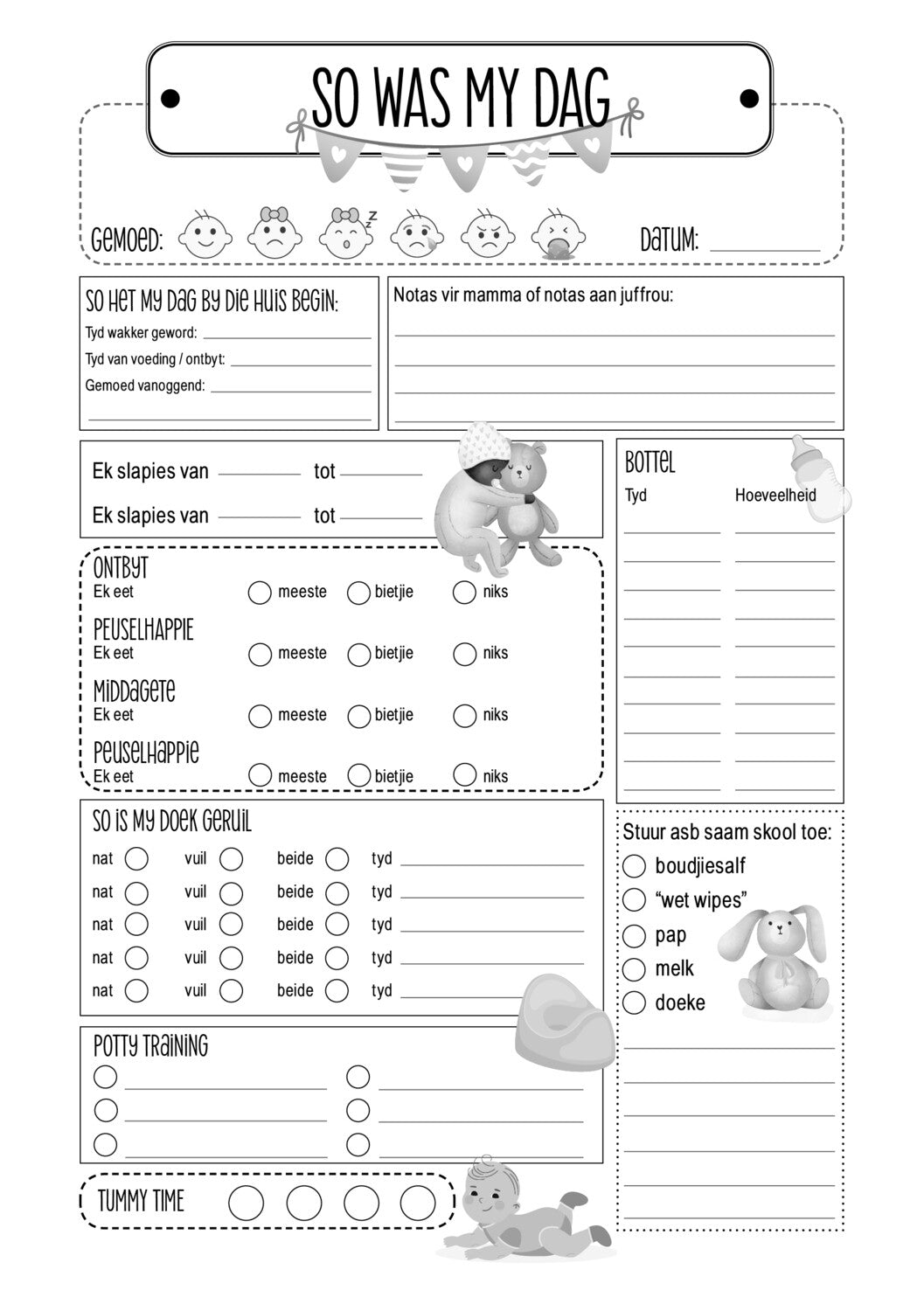 Baba Dagsorgboekie – JanaS Ladies and Babies boutique pty ltd